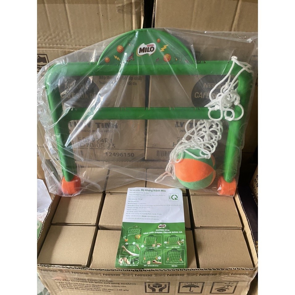 Bộ Khung Thành Đá Bóng Milo MINI, Kèm Lưới Và Bóng | Shopee Việt Nam
