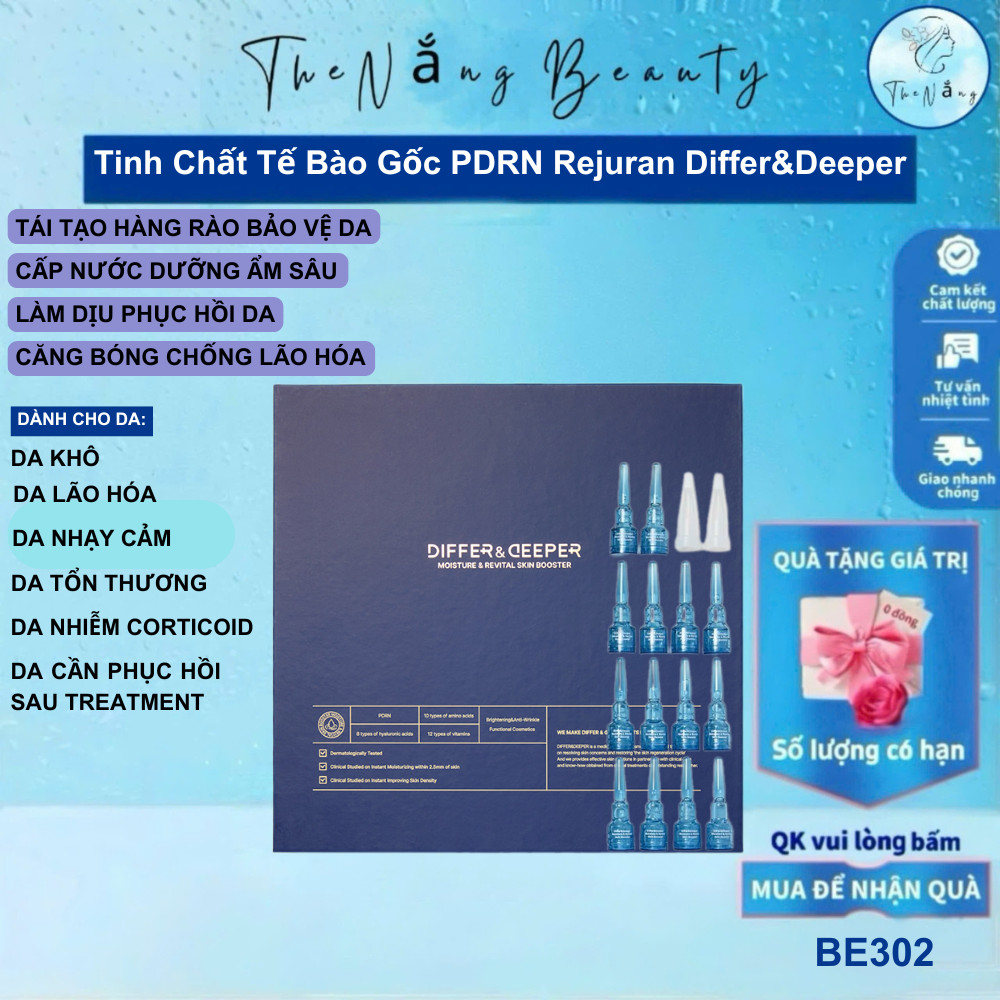 Tinh Chất Tế Bào Gốc PDRN DIFFER&DEEPER SkinBooster BE302 Dưỡng Ẩm Sâu Phục Hồi Tái Tạo Tế Bào ...