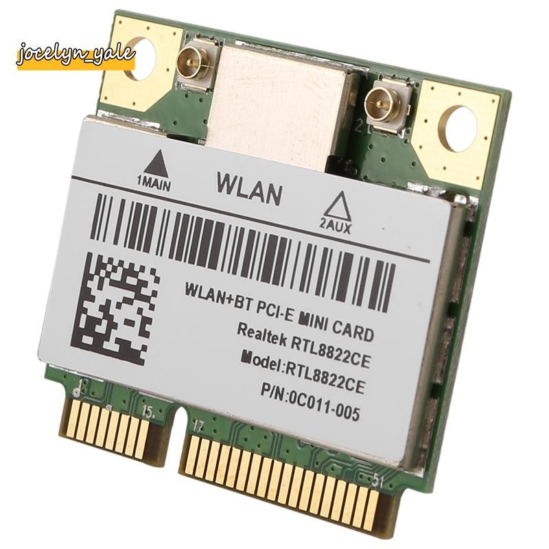 RTL8822CE 1200Mbps 2.4G / 5Ghz 802.11AC Mạng Thẻ WiFi Mini PCIe 5.0 Hỗ ...