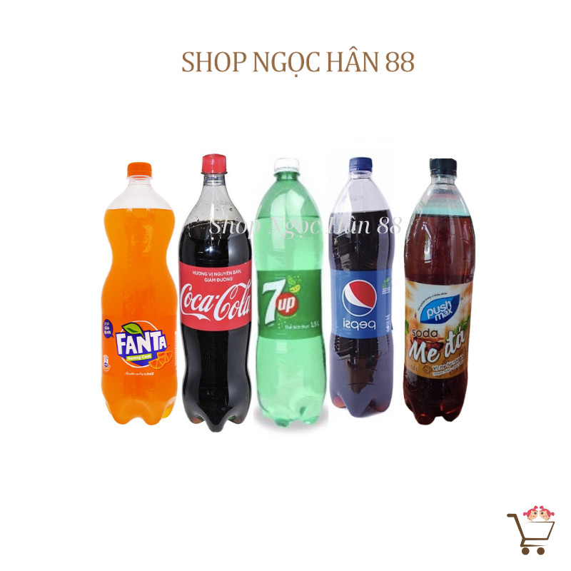 Nước Ngọt có gas Chai 1.5 Lít Pepsi, Coca, 7 up, Me đá, Fanta | Shopee Việt Nam