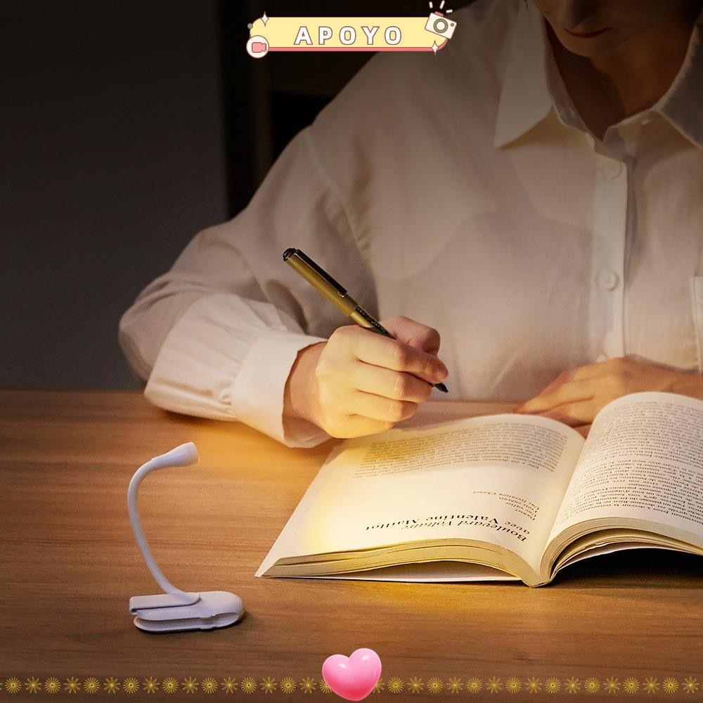 Apoyo Book Night Light Study Travel Reading Clip-On | Shopee Việt Nam