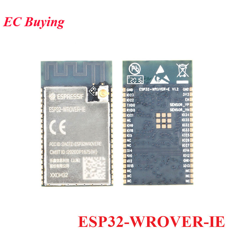 Esp32-wrover-ie 4MB 8MB 16MB Flash ESP32 WiFi lõi kép Bluetooth Wi-Fi không dây tương thích ...