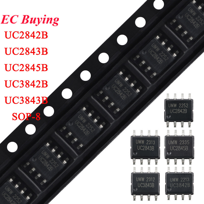 10 chiếc UC2842B 2842B UC2843B 2843B UC2845B 2845B UC3842B 3842B UC3843B 3843B SOP-8 SOP8 Chế độ ...