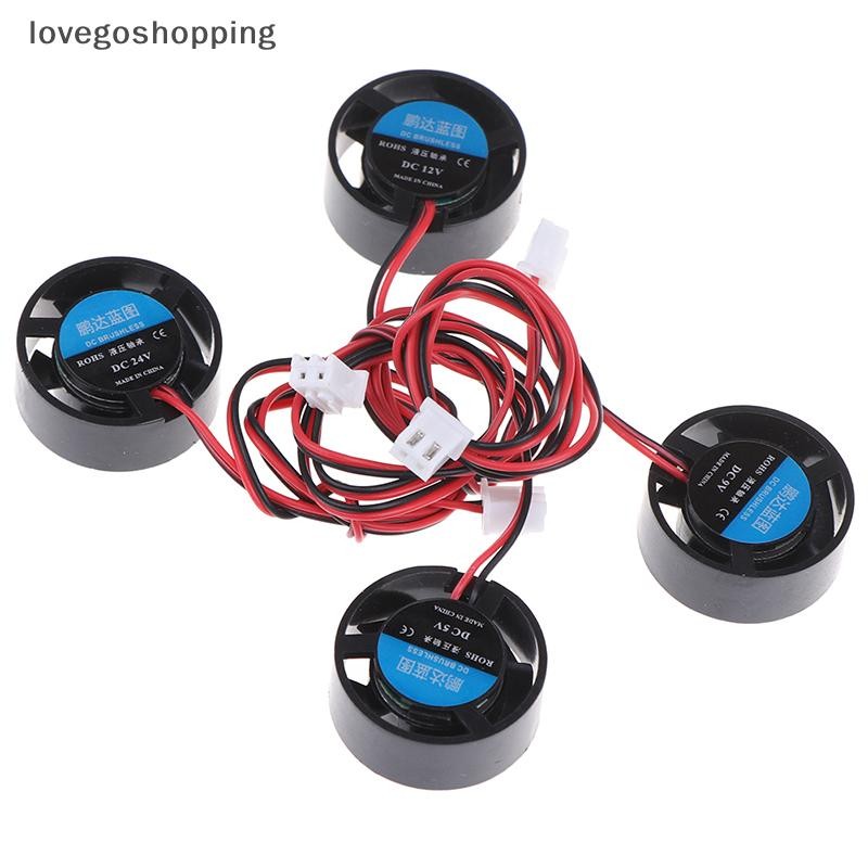 [Lovegoshopping] Quạt làm mát Mini tròn 25.5x10mm 5V 9V 12V 24V cho đèn LED Bộ tản nhiệt máy ...