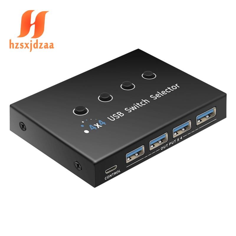 Usb 3.0 Switch KM Selector 4 Máy Tính Laptop PC Host Sharing 4 Thiết Bị ...