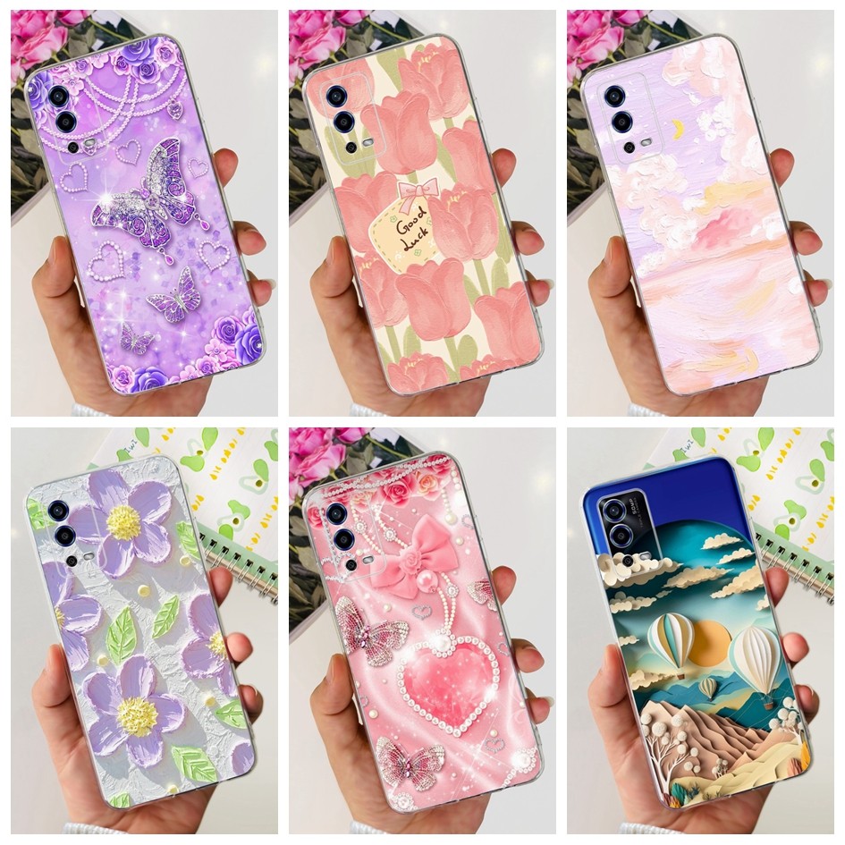 Dành Cho OPPO A55 4G Ốp Lưng CPH2325 Vỏ Chống Sốc Thời Trang Bướm ...