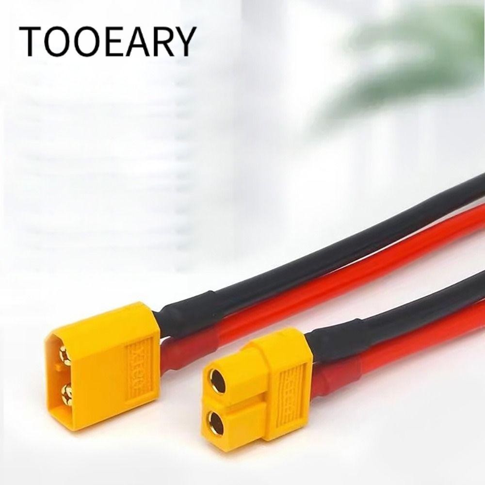 Đầu nối cáp TOOEARY XT60, có vỏ bọc 10CM 15CM Nam Nữ XT60H Cắm, Đồng silicon 14AWG 12AWG XT60 ...