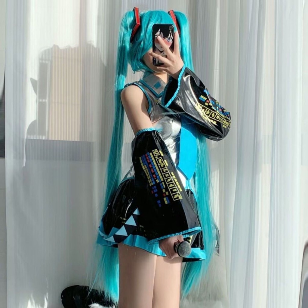 Bộ quần áo cosplay Hatsune Miku cho trẻ em và người lớn | Shopee Việt Nam