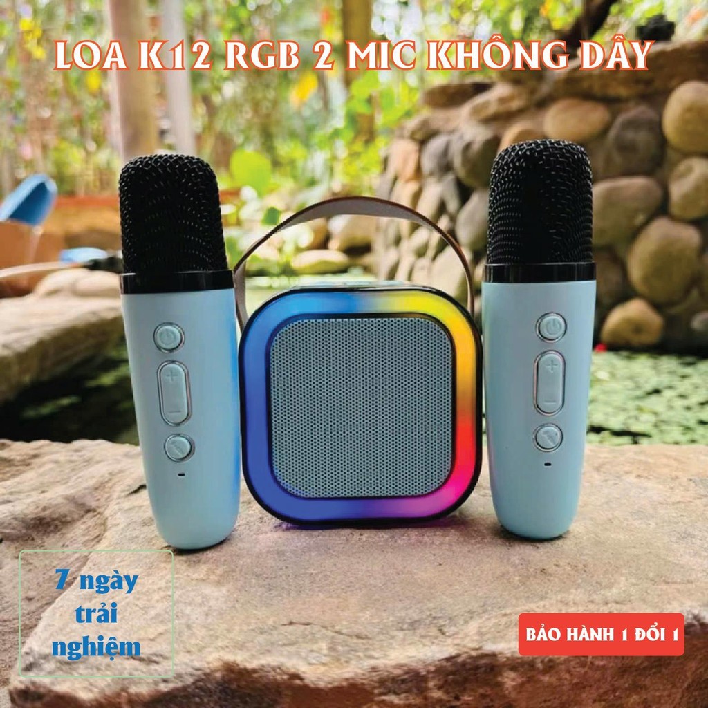 Loa kéo karaoke, Loa Bluetooth Karaoke Mini 2 Mic K1. Loa mini, Loa K12 ...