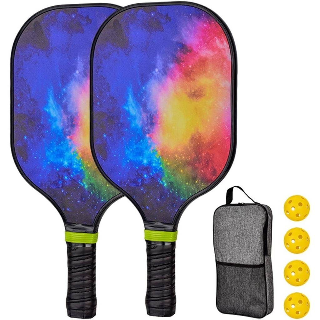 Bộ vợt pickleball Kesika bao gồm 2 cây vợt, 4 quả bóng pickleballs ...