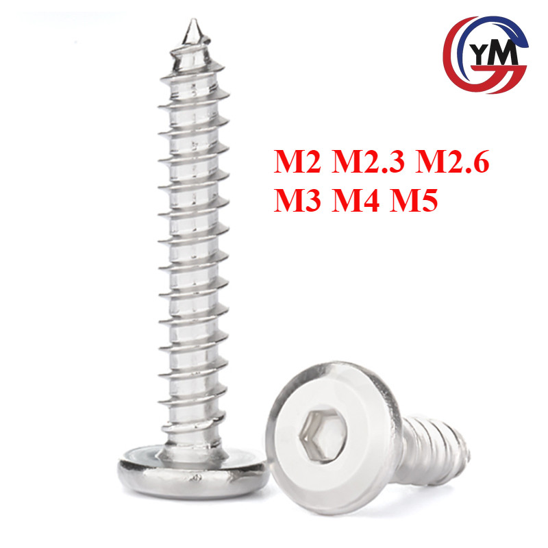 [Giao hàng nhanh1] Vít Gỗ Lục Giác Chìm inox 304 M2M2.3 M2.6 M3M4M5 | Shopee Việt Nam