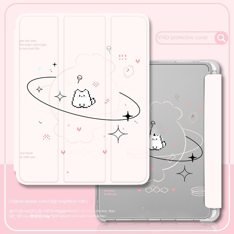 Ốp TPU bảo vệ cho iPad 2021 pro11 Mèo dễ thương Graffiti Gen5 Gen6 Ốp ...