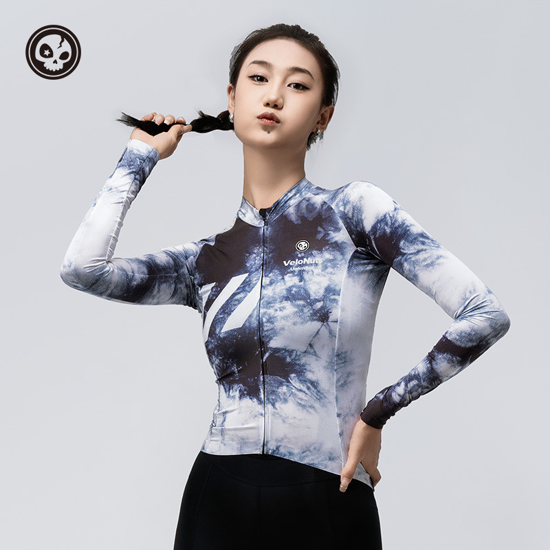 Vns ROCKBROS Nữ Jersey Co Giãn Thoáng Khí Nữ Xe Đạp Jersey Tay Dài Đi Xe Đạp Quần Áo YKK Dây Kéo ...