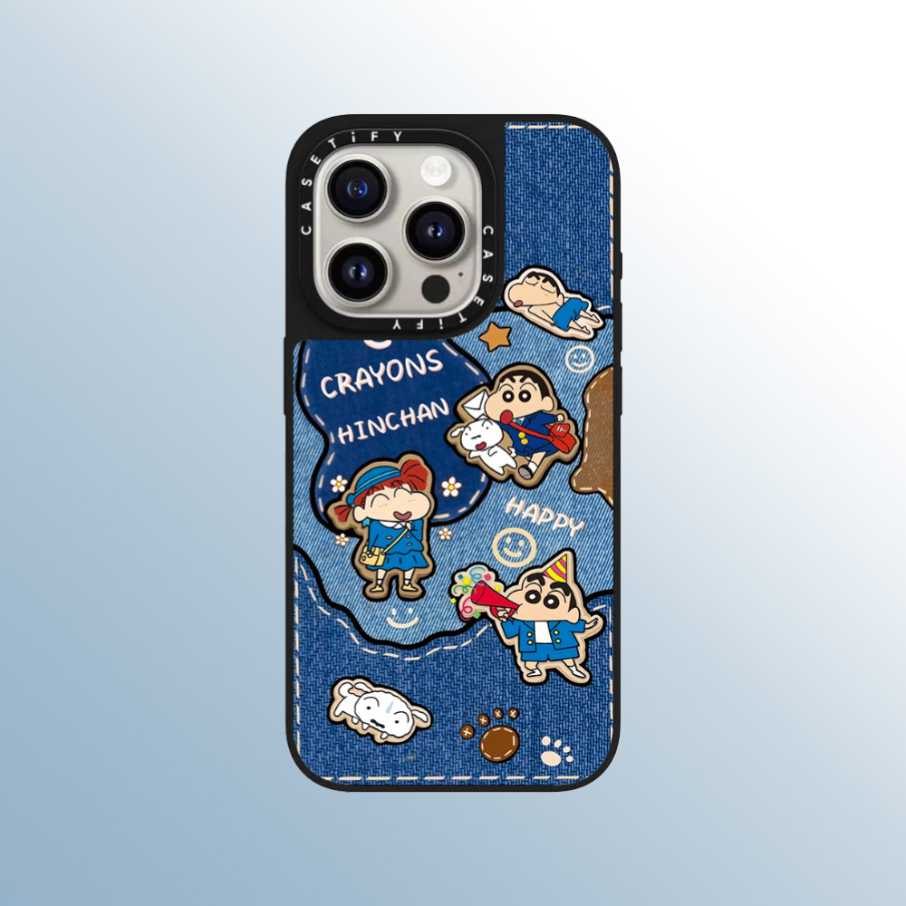 Ốp điện thoại gương chất lượng cao hoạt hình denim CASETIFY phù hợp cho ...