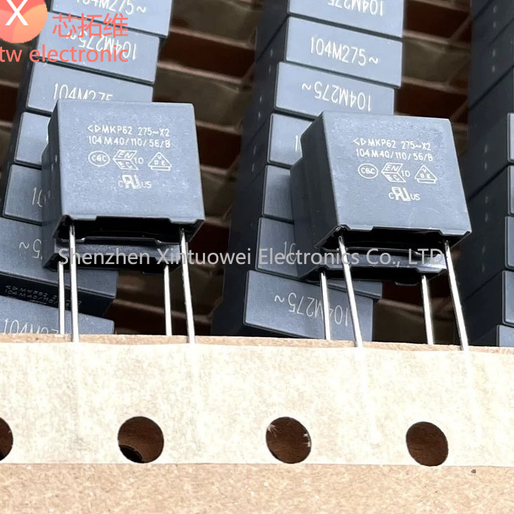 5 Cái / lốc MKP62 104K 104M 0.1uf 100nf 275v 305v X2 P = 10mm Tụ điện màng mỏng tiêu chuẩn an ...