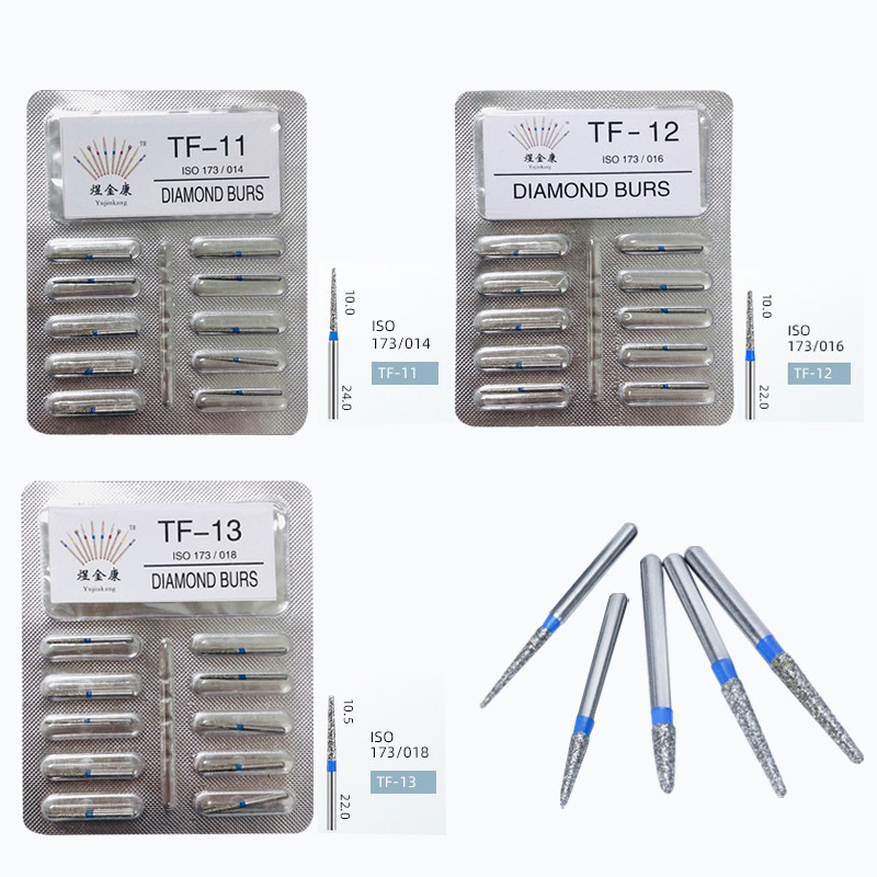Tốc Độ Cao Bur TF Series 10 Chiếc Nha Khoa Kim Cương Burs FG 1.6mm Burs ...