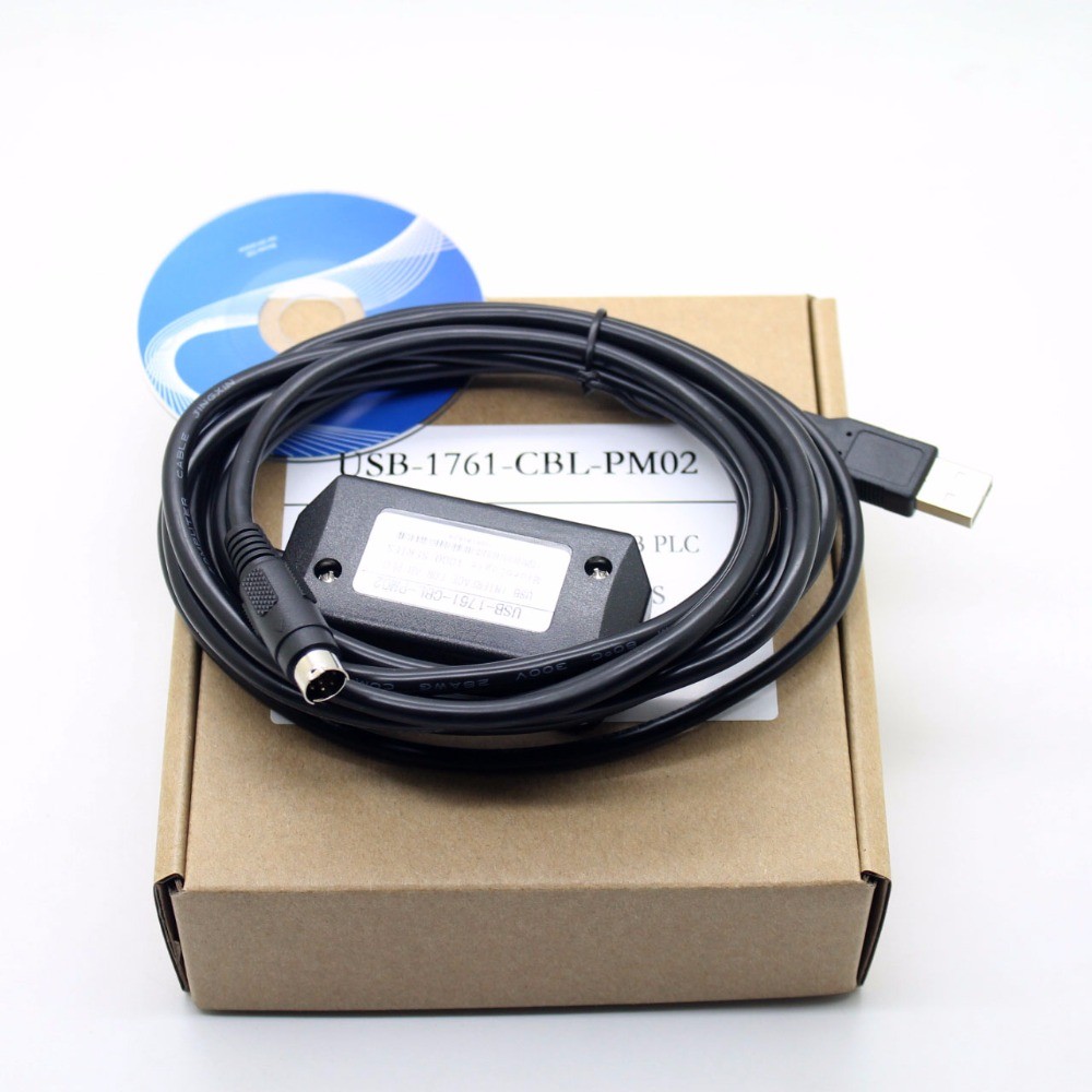 Cáp lập trình PLC USB USB-1761-CBL-PM02 cho A B Micrologix 1000/1200 ...