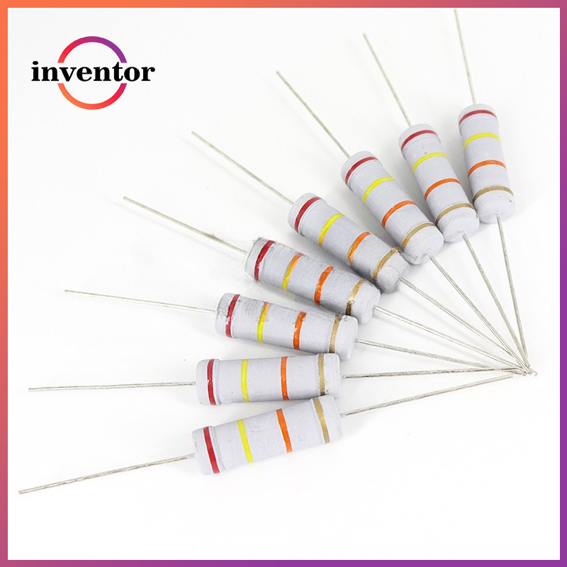 20 Chiếc 1W 2W 3W 5W Điện Trở Phim Carbon 5% 10R 12R 15R 16R 18R 20R 22R 24R 27R 30R 33R 36R OHM ...