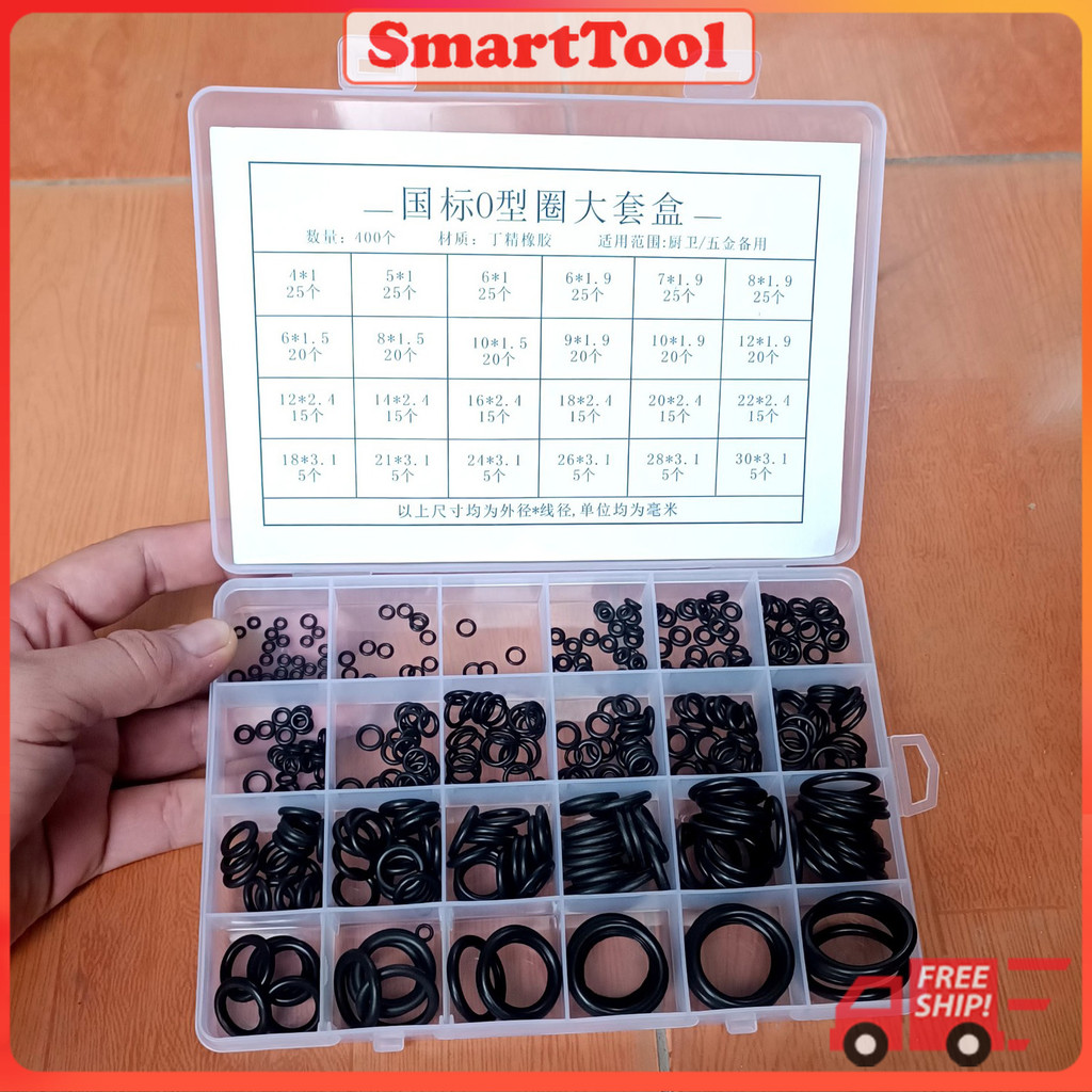 Hộp 400 gioăng cao su , 200 ron cao su thay thế băng tan chịu dầu chịu ...