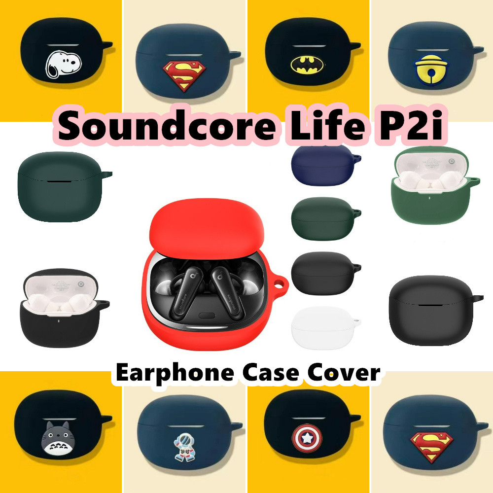 【Hot sale】Cho Anker Soundcore Life P2i ốp tai ng Case phim hoạt hình Vỏ ...
