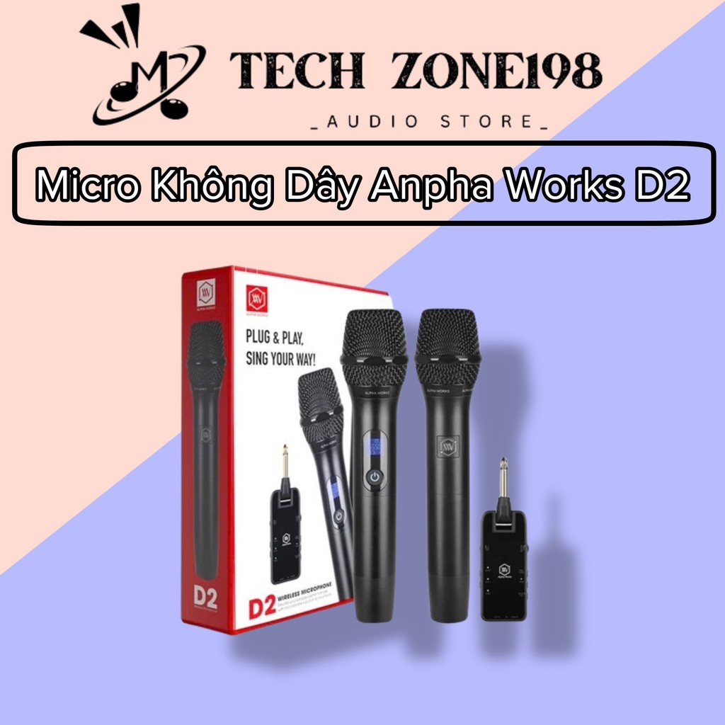 Micro Không Dây Alpha Works D2 - Chính Hãng PGI | Shopee Việt Nam