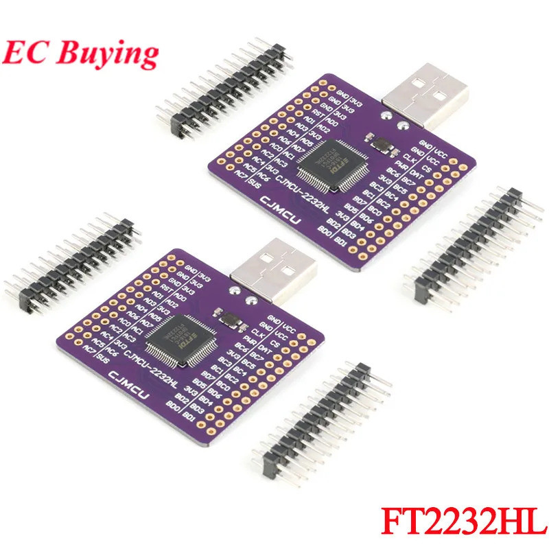 2 Cái / 1 Cái FT2232HL USB TURN UART FIFO SPI I2C JTAG RS232 Mô-đun ...