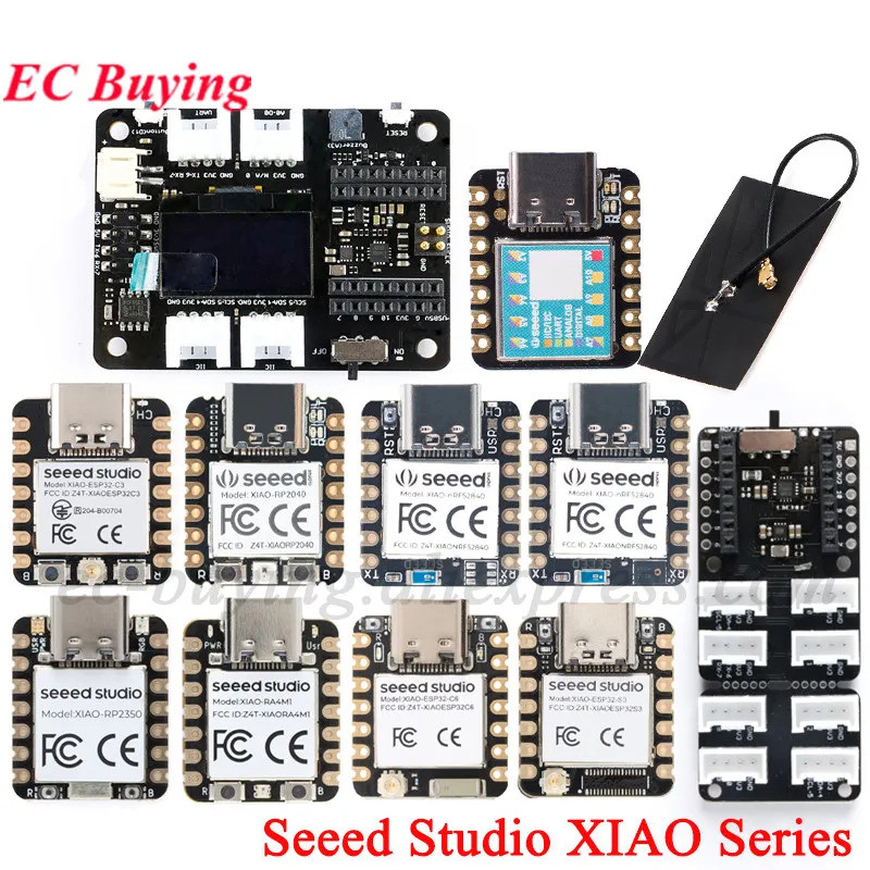 Seeed Studio XIAO ESP32C3 ESP32C6 ESP32S3 Sense nRF52840 BLE RA4M1 RP2350 Seeeduino SAMD21G1 ...