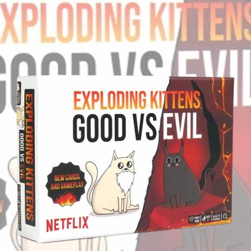 Exploding Kittens Good vs. Evil Card Game Board Game English Version | Shopee Việt Nam