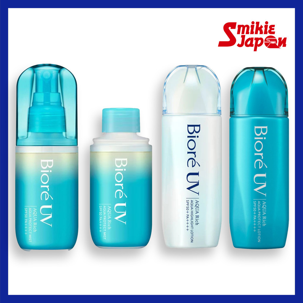 Biore UV Aqua Rich Aqua Protect Mist 60ml/Replacement 60ml/ Lotion 70ml ...