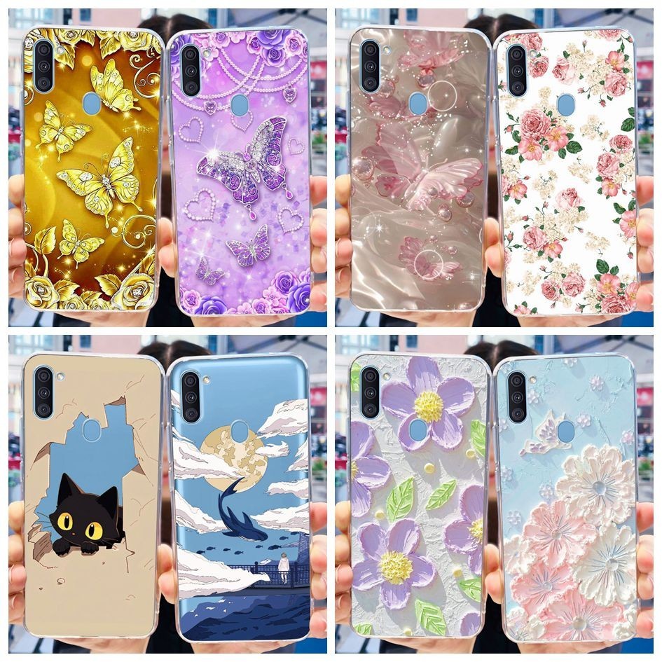 Dành Cho Samsung Galaxy A11 M11 Vỏ SM-A115F SM-M115F Bìa Mềm Thời Trang ...