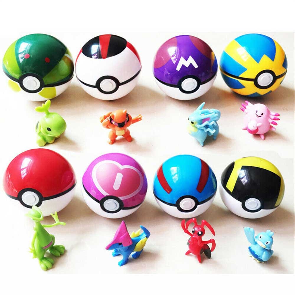 Quả Cầu Pokemon - bóng Pokemon ball đồ chơi,1 bóng đồ lưu niệm có sẵn ...