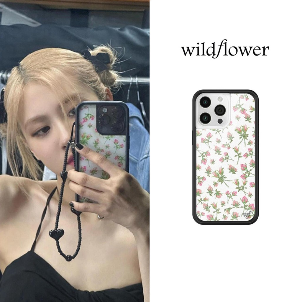 Ốp điện thoại Acrylic mềm Wildflower WF BP ROSÉ Pink Posie Rosie iPhone ...