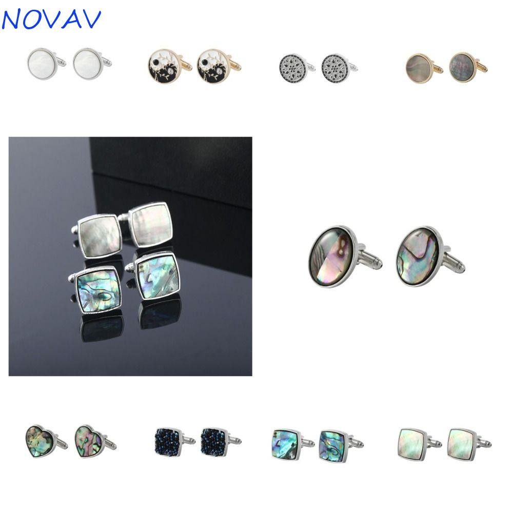 Novavibe Nam Khuy măng sét, Vỏ Gradient Màu Áo sơ mi Pháp Khuy măng sét, Áo sơ mi nút Cuff Link ...