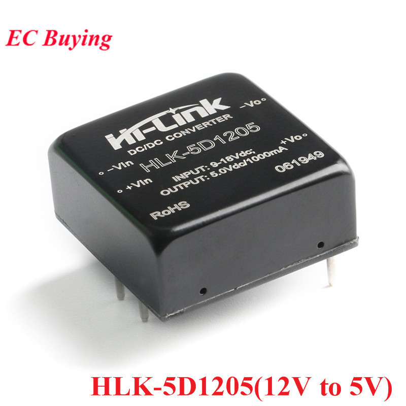 Mô-đun cấp nguồn chuyển đổi cách ly DC-DC 5W DC DC 12V sang 15V / 5V / 12V 24v sang 5V / 12V HLK ...