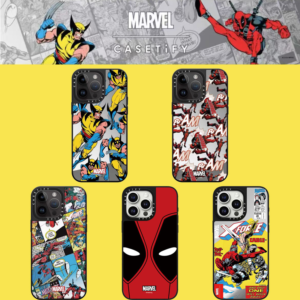 Casetify Deadpool x Wolverine Marvel Universe Ốp Lưng Điện Thoại IPhone ...
