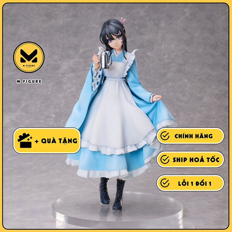 MÔ HÌNH Sakurajima Mai - Seishun Buta Yarou wa Bunny Girl - 1/7 - Wafuku Maid Ver. (elCOCO ...