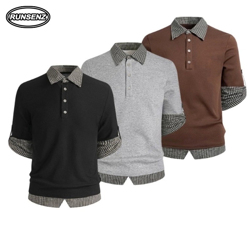 M-3XL Áo Sơ Mi Polo Nam Cao Cấp, Phong Cách Hàn Quốc, Tay Ngắn Cho Hàng Ngày | Shopee Việt Nam