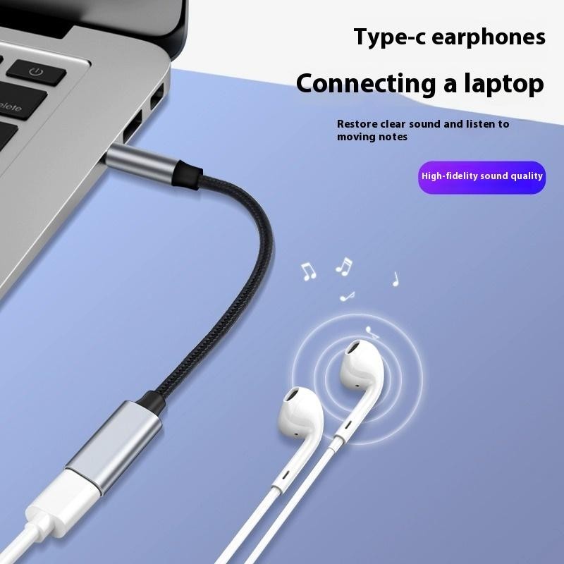 E-WOITD 1 Cái Điện Thoại Máy Tính Bảng Phụ Kiện Có Cổng USB C Chuyển Đổi Cáp Tai Nghe Micro 3.5 ...
