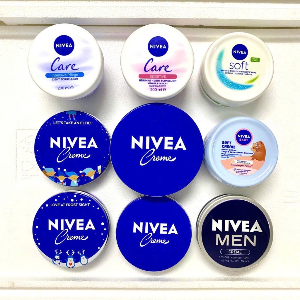 [Hàng Đức] Kem Nivea Cream dưỡng ẩm , sáng da cho trẻ và người lớn, hũ ...
