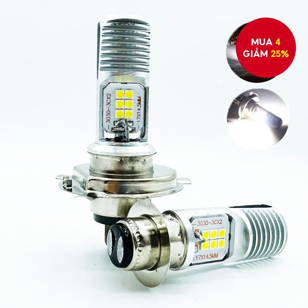 Bóng đèn pha LED xe máy T19 P15D H4 Linh kiện đèn pha LED chính hãng | Shopee Việt Nam