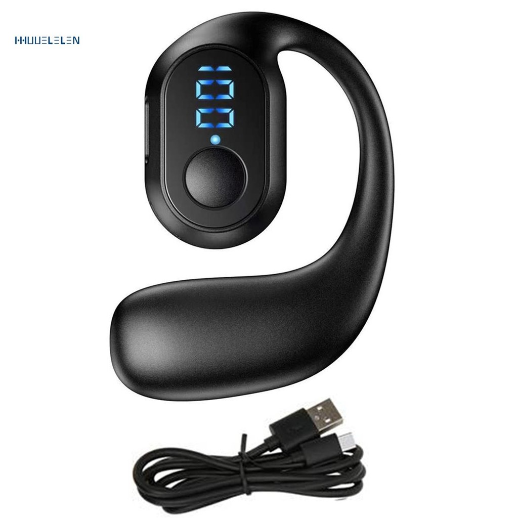 Màn hình kỹ thuật số Tai treo tai đơn Tai nghe Bluetooth Mở Bluetooth 5 ...