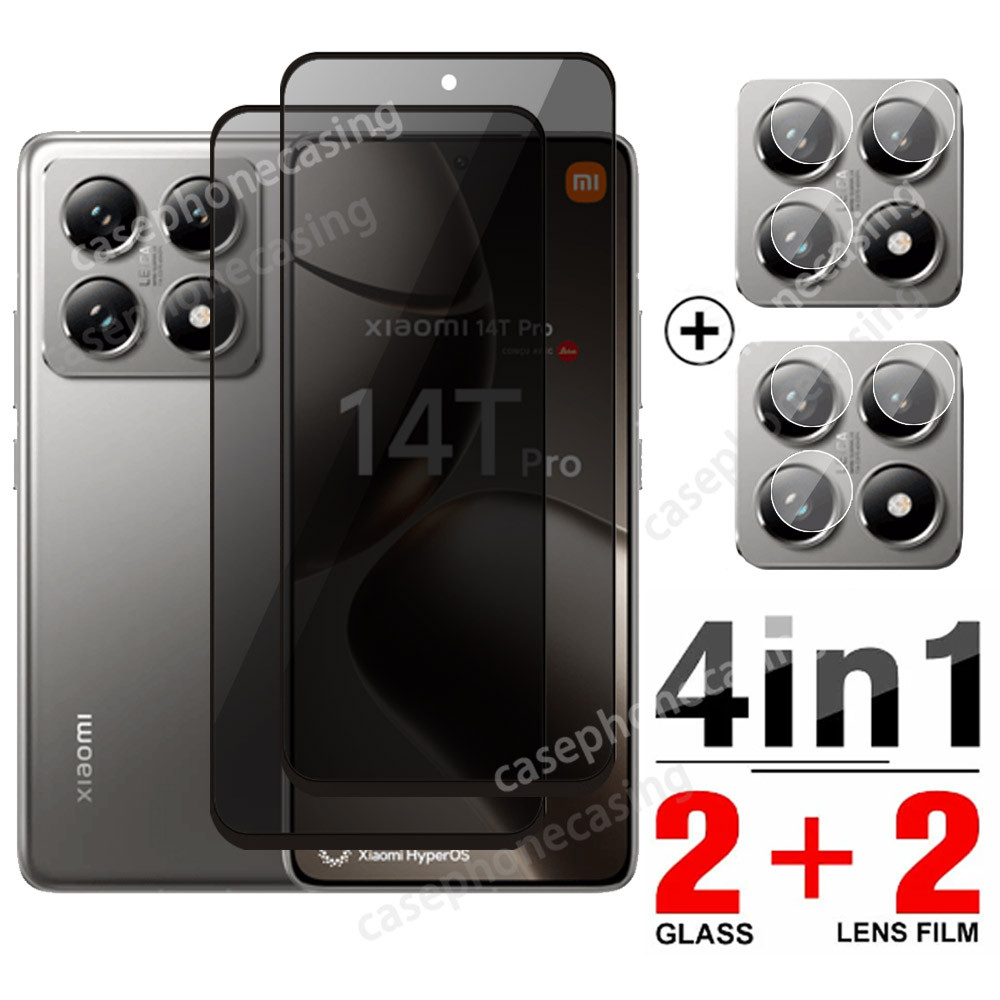 Ống kính máy ảnh 4in1 Kính riêng chống gián điệp cho Xiaomi 14T 14TPro ...