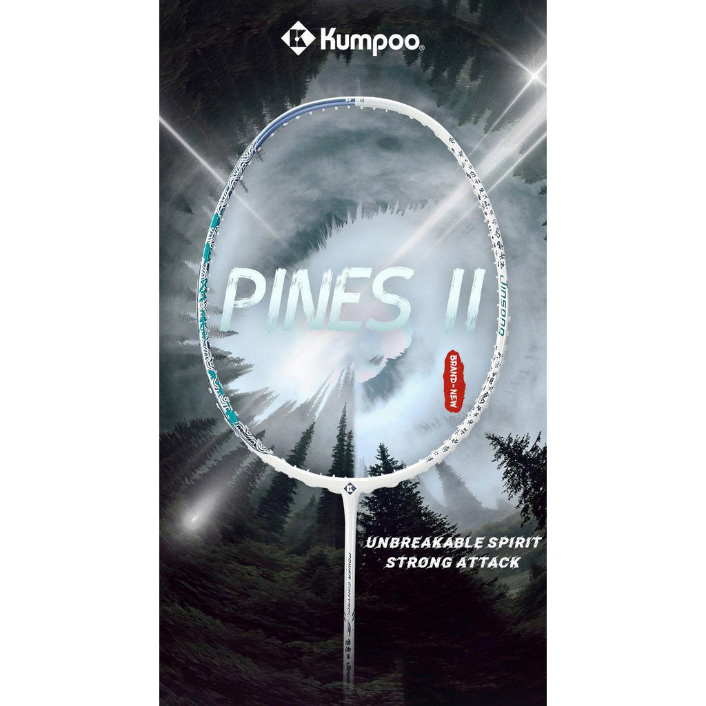 Vợt Cầu Lông Kumpoo Jinsong II PINES 4U Chính hãng carbon bền nhẹ, tặng ...