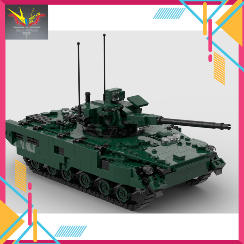 Đồ Chơi Lắp Ráp MOC Mô Hình Quân Sự Army Tank 2S38 Derivatsiya Camo ...