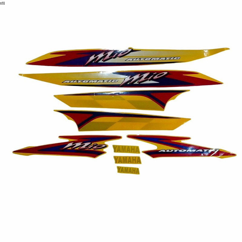 TEM IN MIO 2004 / MIO SMILE / MIO 115 ( DÁN DÀN ÁO MÀU ĐỎ ) | Shopee ...