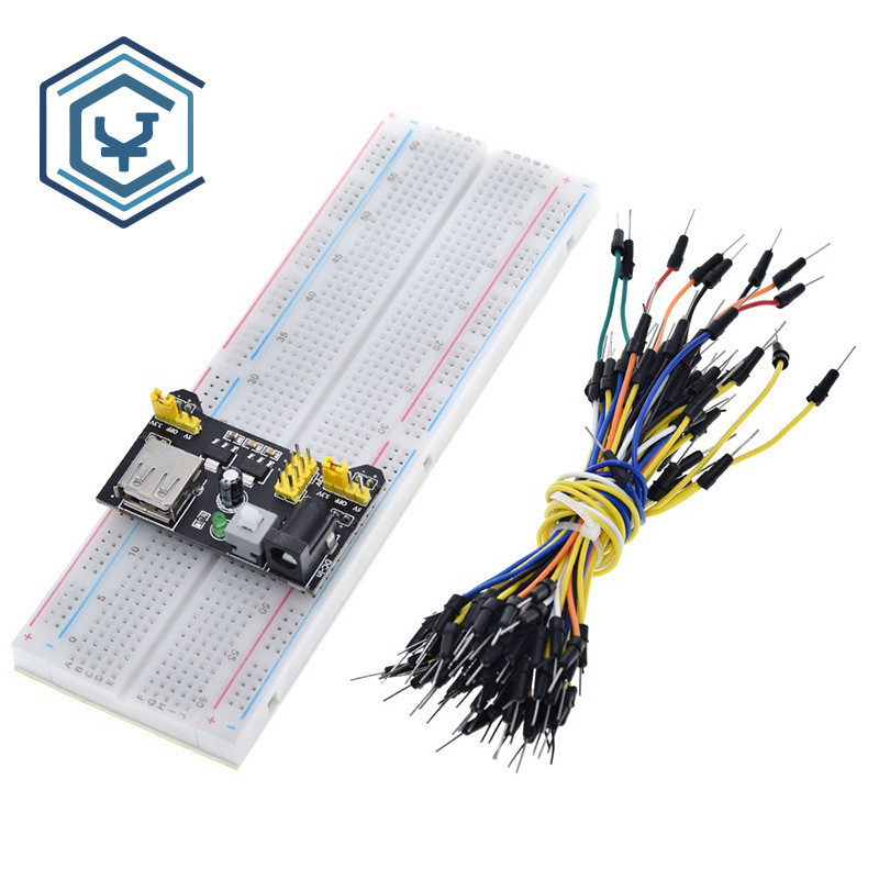 Mb-102 830 điểm Bảng bánh mì nguyên mẫu + Mô-đun nguồn bo mạch 3.3V ...