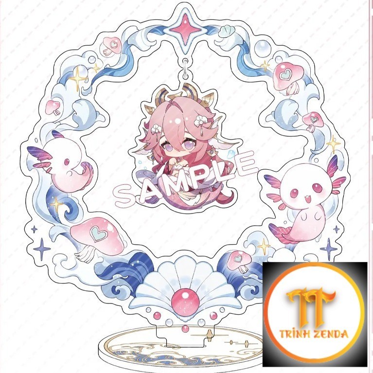 Mô hình Standee Game Genshin Impact Figures Furina Neuvillette Acrylic ...