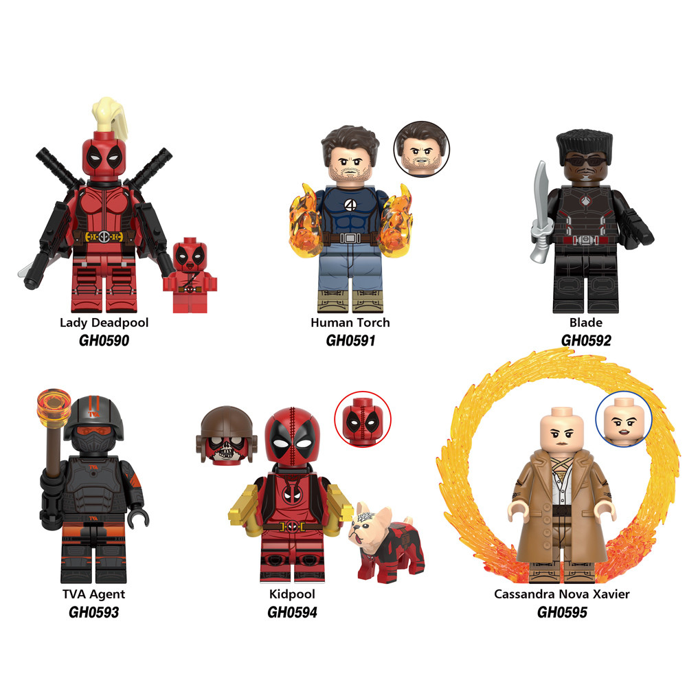Lady Deadpool Con Người Lưỡi Đèn Pin TVA Agent Kidpool Cassandra Nova ...