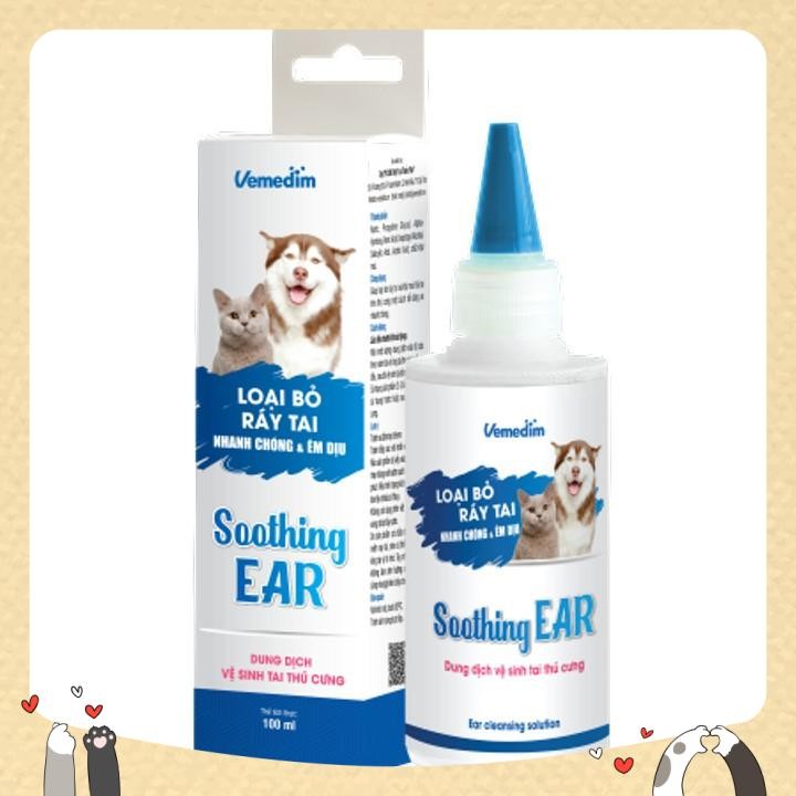 Nước vệ sinh tai Smoothing Ear - Vemedim - 100ml | Shopee Việt Nam