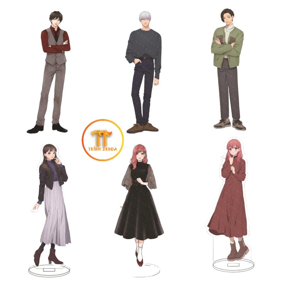 Móc Khoá, Standee, Tranh Kính Mô A Sign of Affection Itsuomi Nagi Kokoro Iyanagi Trang Trí Bàn ...